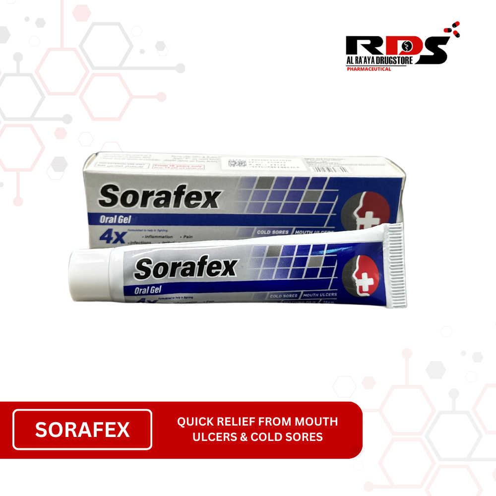SORAFEX ORAL GEL 15GM – Bait Al Dawaa Pharmacy L.L.C.SP