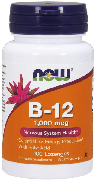 Now Vitamin B12 Lozenges 1000mcg, 100s – Bait Al Dawaa Pharmacy L.L.C.SP