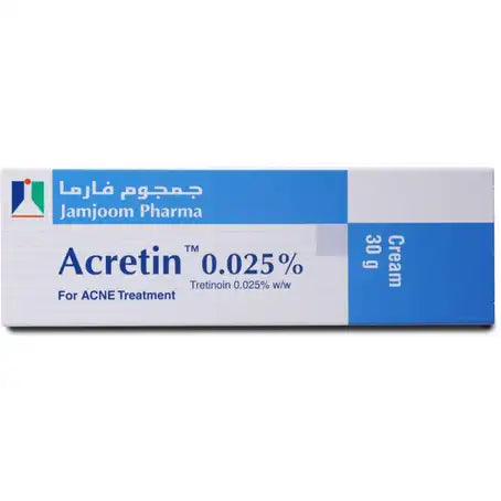 Acretin 0.025% Topical Cream 30g – Bait Al Dawaa Pharmacy L.L.C.SP