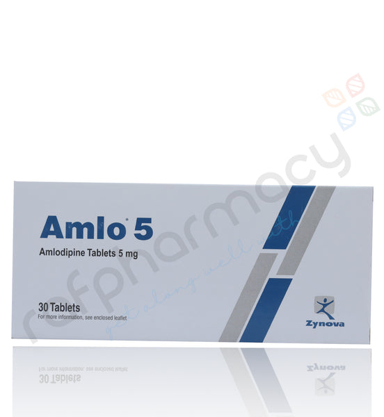 AMLO 5 MG TABS 30'S – Bait Al Dawa Pharmacy