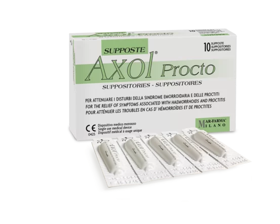 AXOL PROCTO SUPP 10'S – Bait Al Dawaa Pharmacy L.L.C.SP