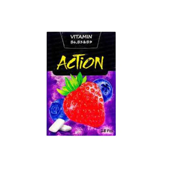 ACTION BERRIES GUM 25GM – Bait Al Dawaa Pharmacy L.L.C.SP