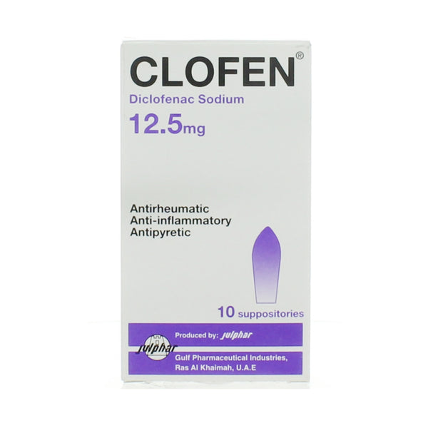 CLOFEN 12.5mg Supp 10'S – Bait Al Dawaa Pharmacy L.L.C.SP