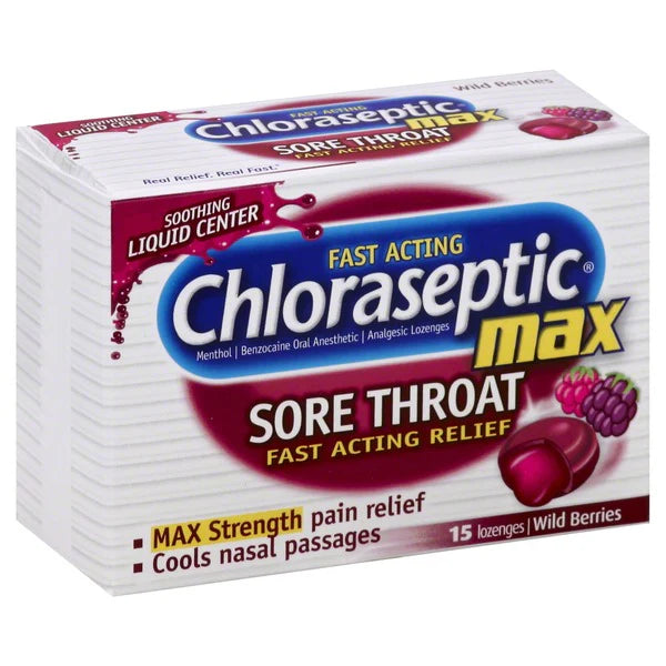 CHLORASEPTIC MAX WILD BERRIES LIQ.CENTRE – Bait Al Dawaa Pharmacy L.L.C.SP