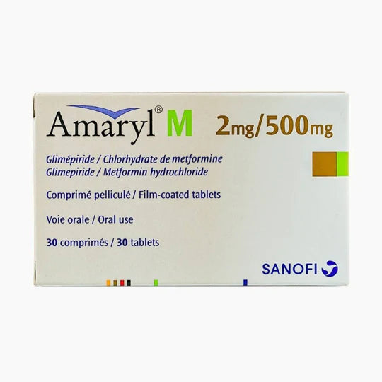 AMARYL M 2/500mg Tabs 30'S – Bait Al Dawaa Pharmacy L.L.C.SP