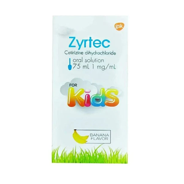 ZYRTEC Oral Solution 75ml – Bait Al Dawaa Pharmacy L.L.C.SP
