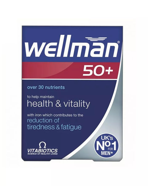 WELLMAN 50+ Caps 30'S – Bait Al Dawaa