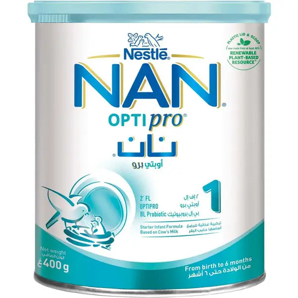 Nestle Nan Baby Milk Formula Optipro Stage 1 400 g – Bait Al Dawaa