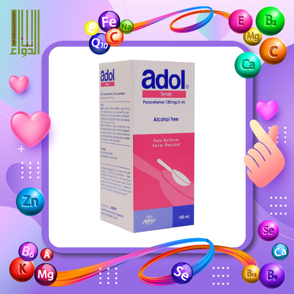Adol Syrup 120 Mg 100 ML – Bait Al Dawaa