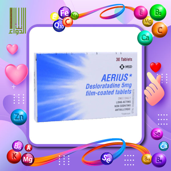 Aerius 5 Mg Tab 30 S – Bait Al Dawa Pharmacy