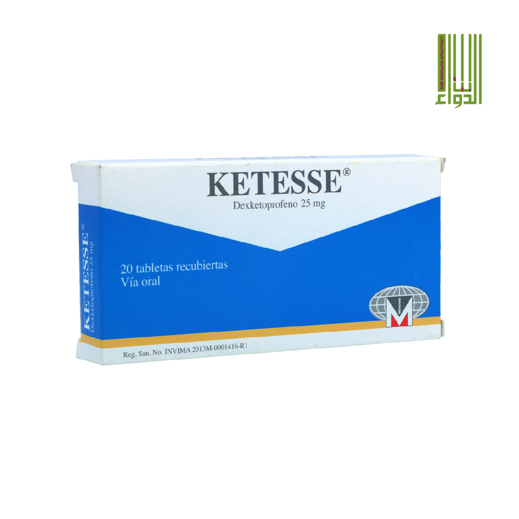 KETESSE 20 TAB/ 25mg – Bait Al Dawaa Pharmacy L.L.C.SP