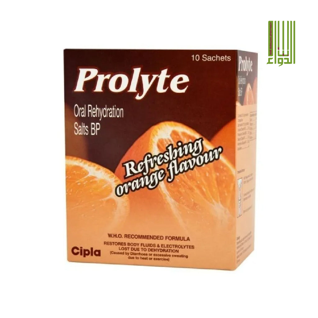 Prolyte Oral Rehydration Salts Orange 10 Sachets – Bait Al Dawaa ...