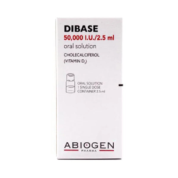 Dibase 50,000 i.u./2.5ml Abiogen pharma – Bait Al Dawaa Pharmacy L.L.C.SP