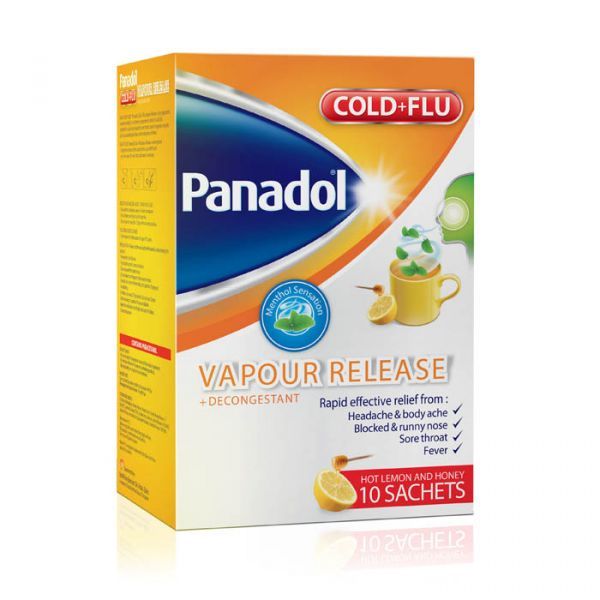 PANADOL COLD FLU VAPOUR. RELEASE SACHETS 10S – Bait Al Dawaa Pharmacy L ...